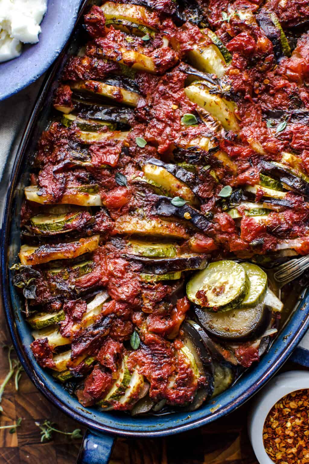 Briam-Greek Roasted Vegetables - The Greek Foodie