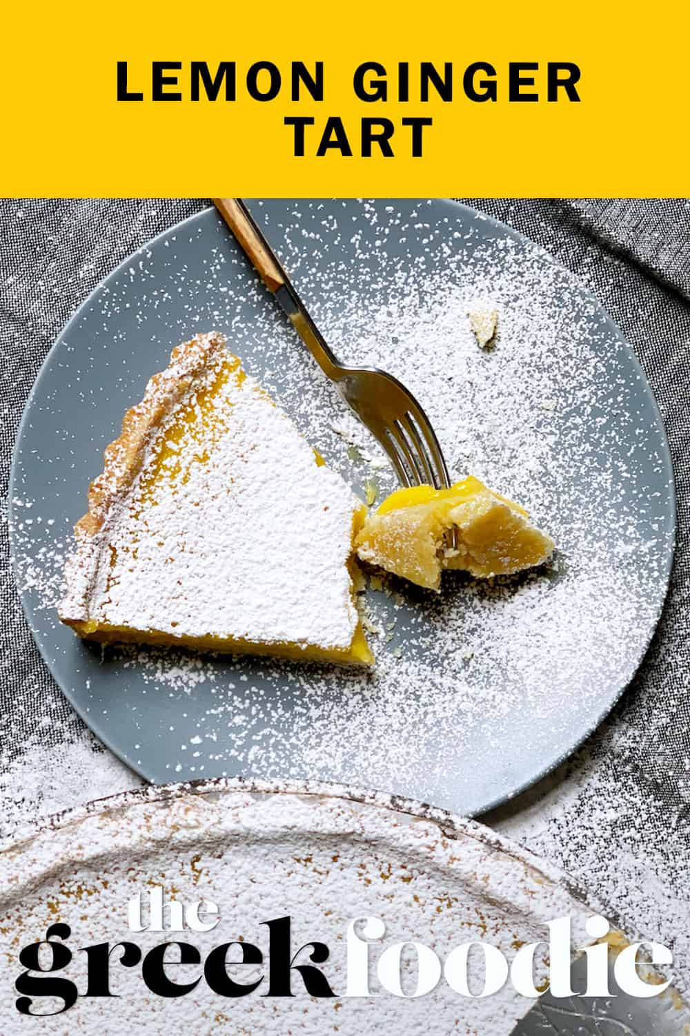 Lemon Ginger Tart - The Greek Foodie