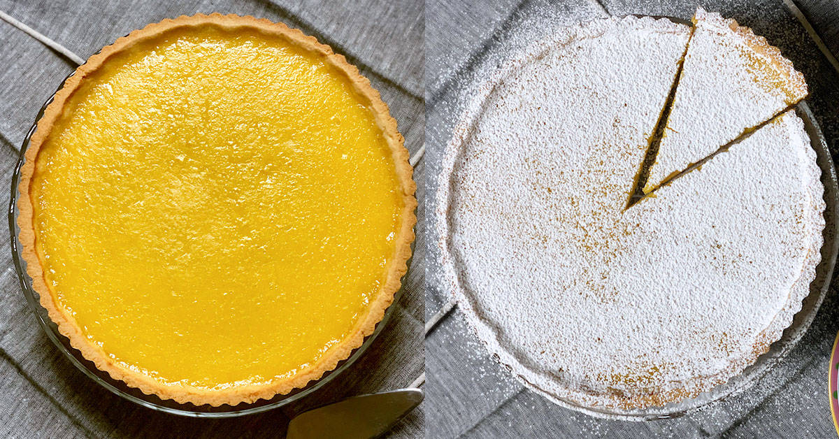 Lemon Ginger Tart - The Greek Foodie