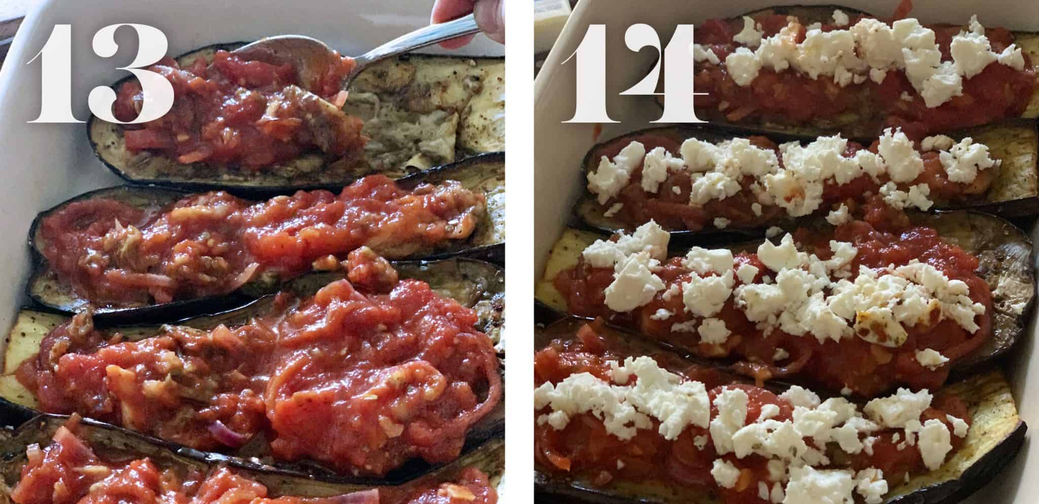 Papoutsakia - Greek Stuffed Eggplants - The Greek Foodie