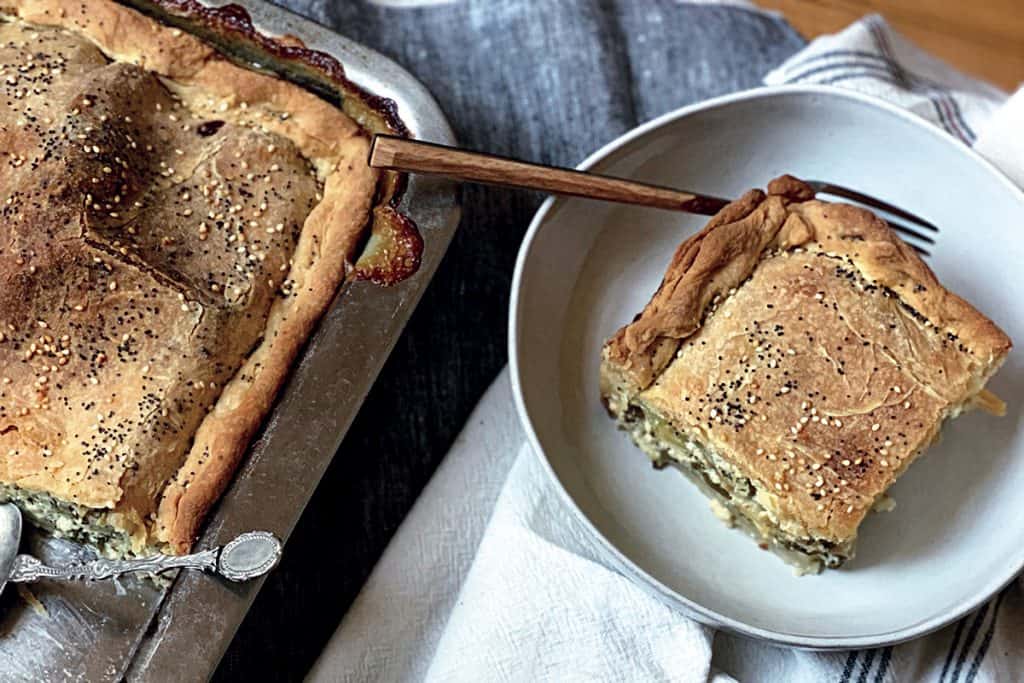 Boureki - Potato & Zucchini Savory Pie - The Greek Foodie