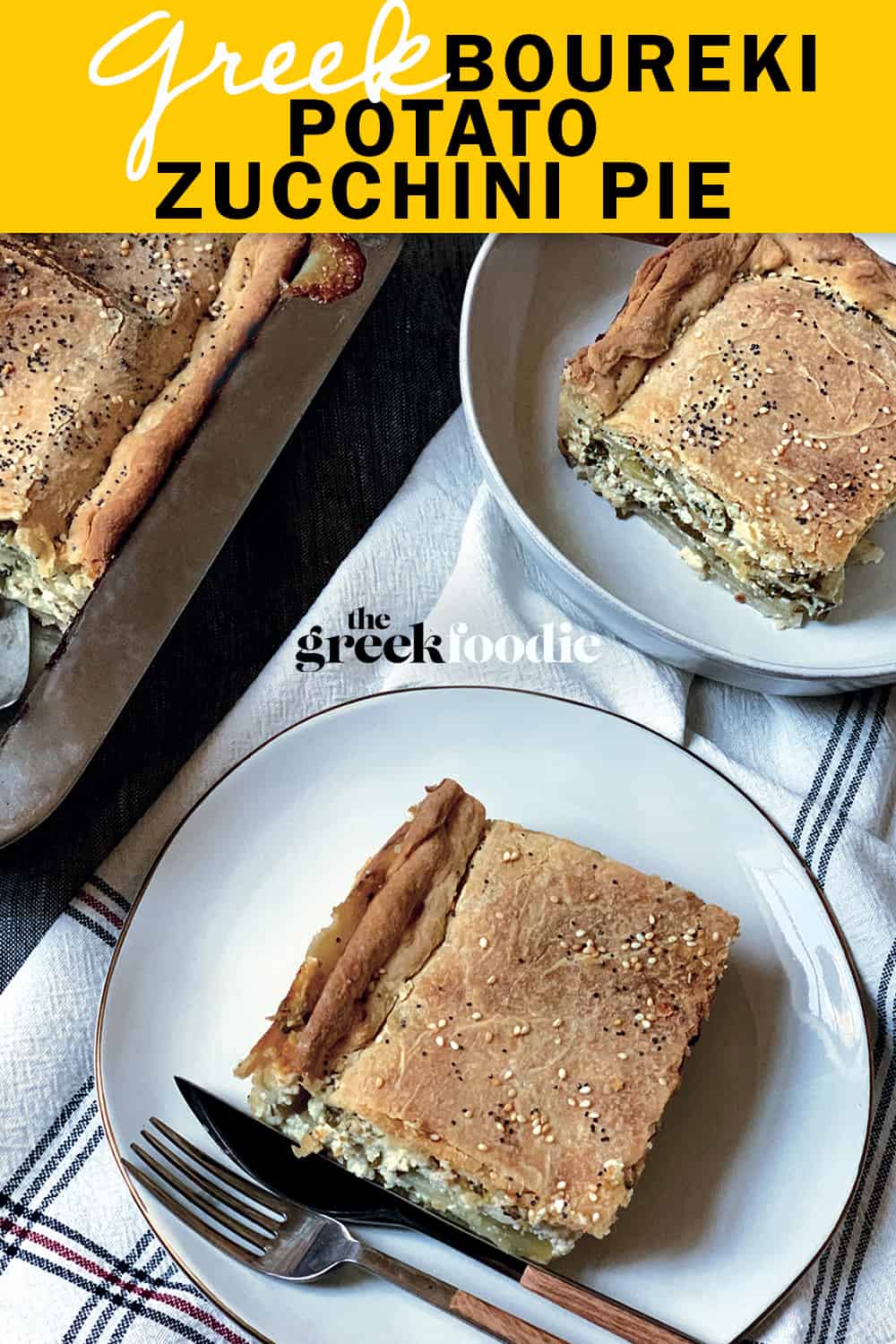 Boureki - Potato & Zucchini Savory Pie - The Greek Foodie