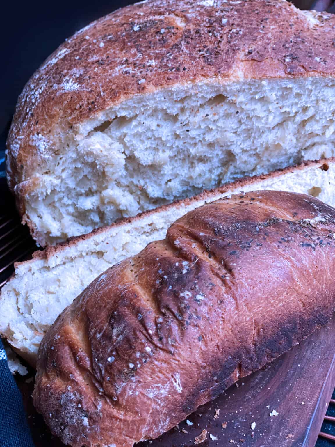 Greek Bread With Oregano and Olive Oil - The Greek Foodie