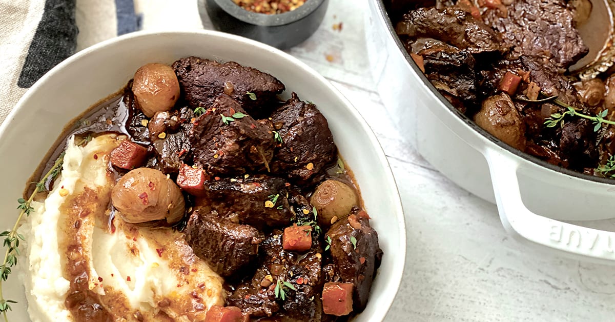 Stifado - Greek Red Wine Beef Stew - The Greek Foodie