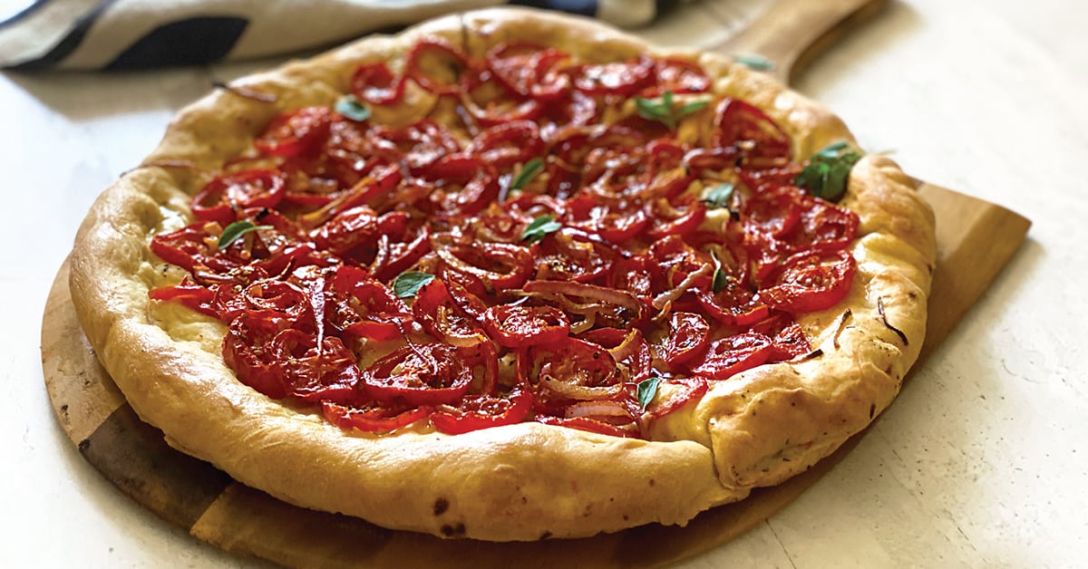 Ladenia, The Greek Pizza - The Greek Foodie