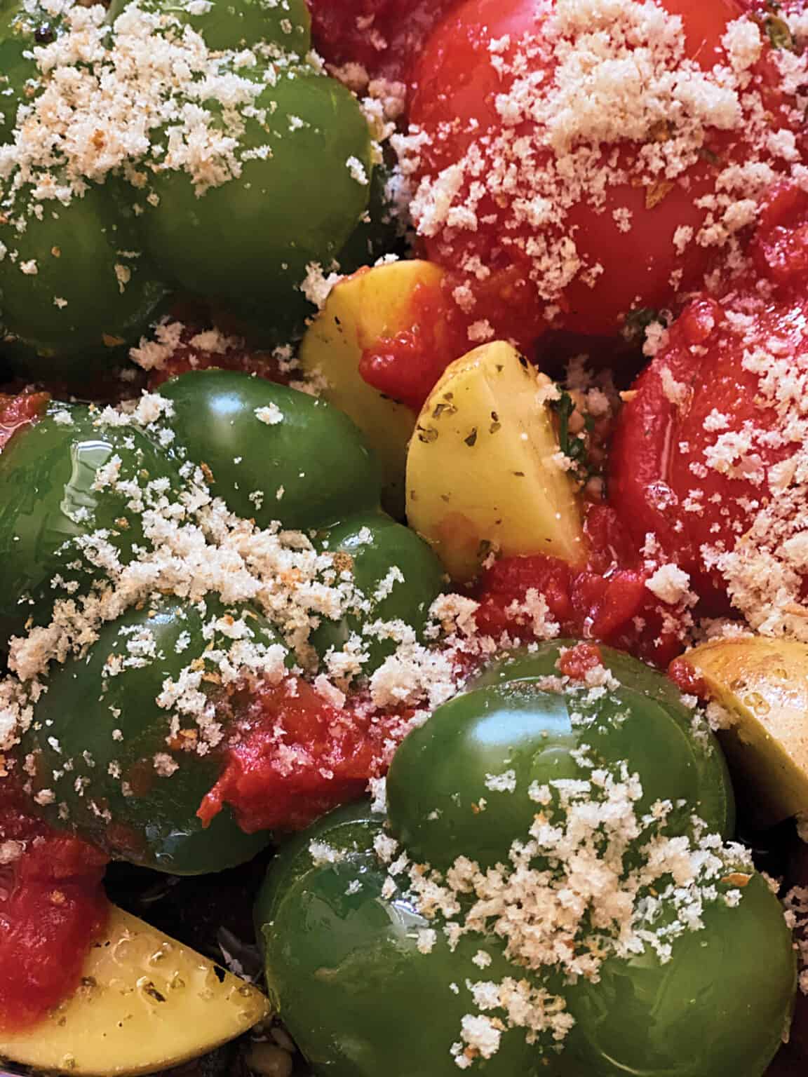 Gemista - Greek Stuffed Tomatoes & Peppers - The Greek Foodie