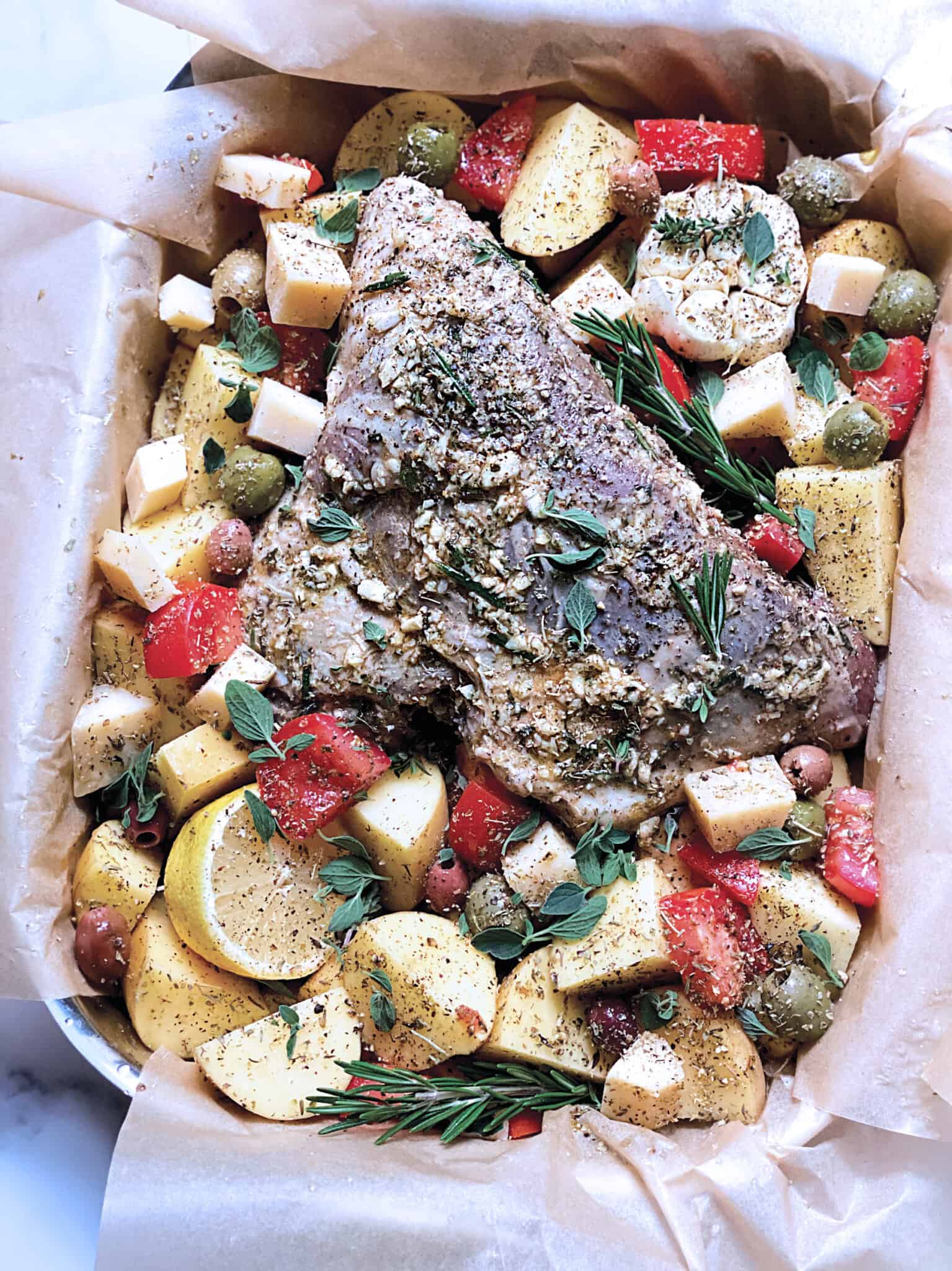 Greek Slow Roasted Leg of Lamb In Parcel- Kleftiko - The Greek Foodie