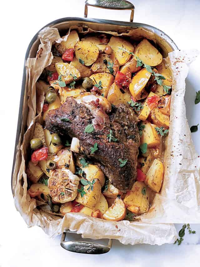 Greek Slow Roasted Leg of Lamb In Parcel- Kleftiko - The Greek Foodie