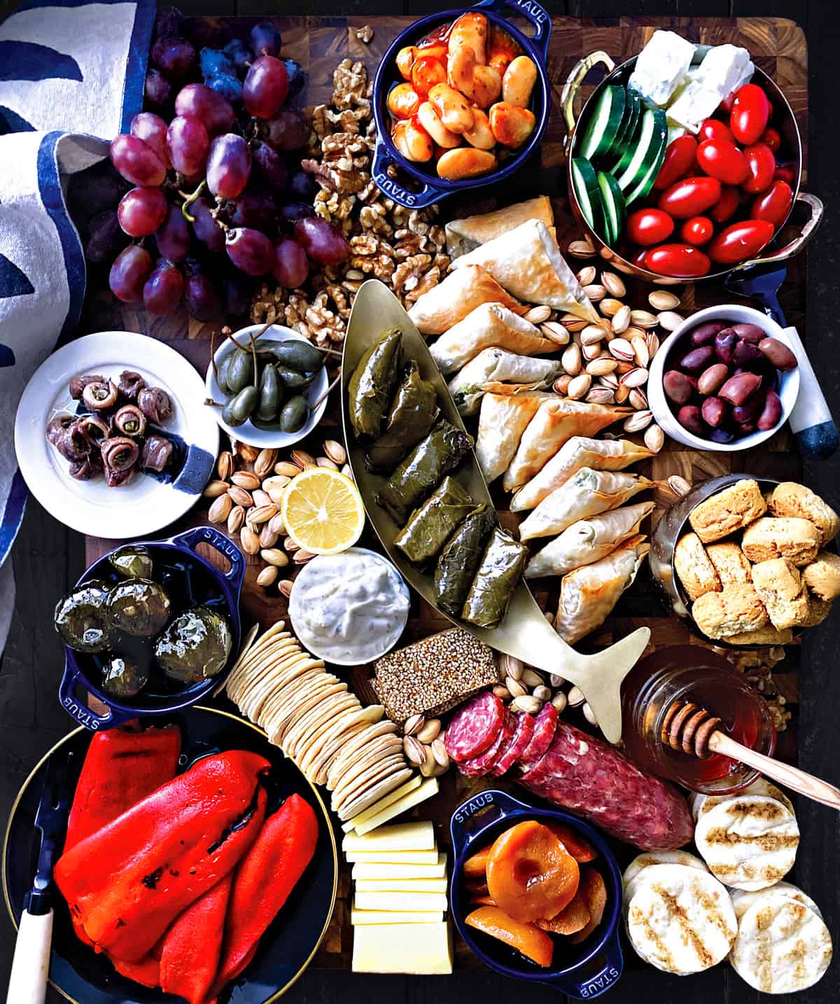 How To Make A Greek Grazing Board - The Greek Foodie