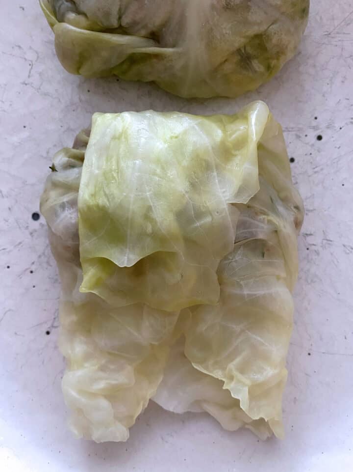 Greek Stuffed Cabbage Rolls - Lahanodolmades Avgolemono - The Greek Foodie