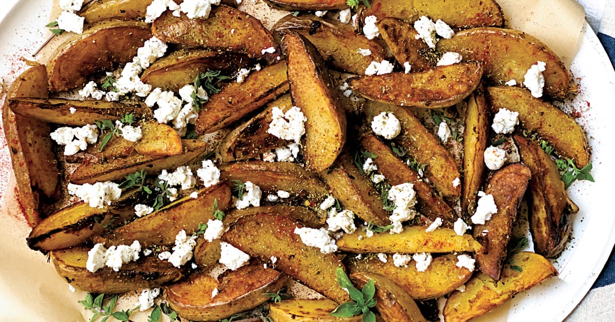 Crispy Country Fried Potatoes - The Greek Foodie