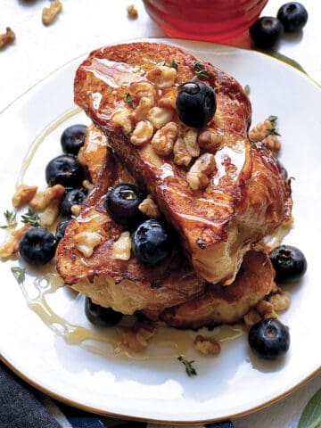 Brioche French Toast with Tsoureki - The Greek Foodie
