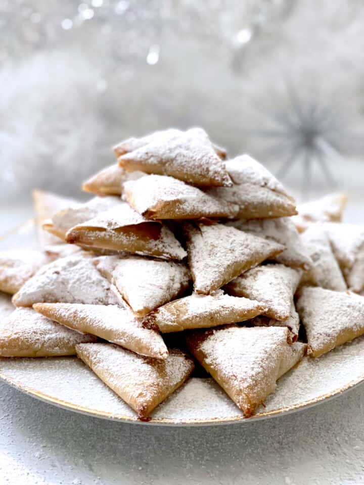 Almond Pastry Triangles - Trigona - The Greek Foodie