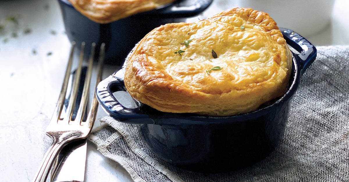 Mini Pot Pies With Leftover Stuffing - The Greek Foodie