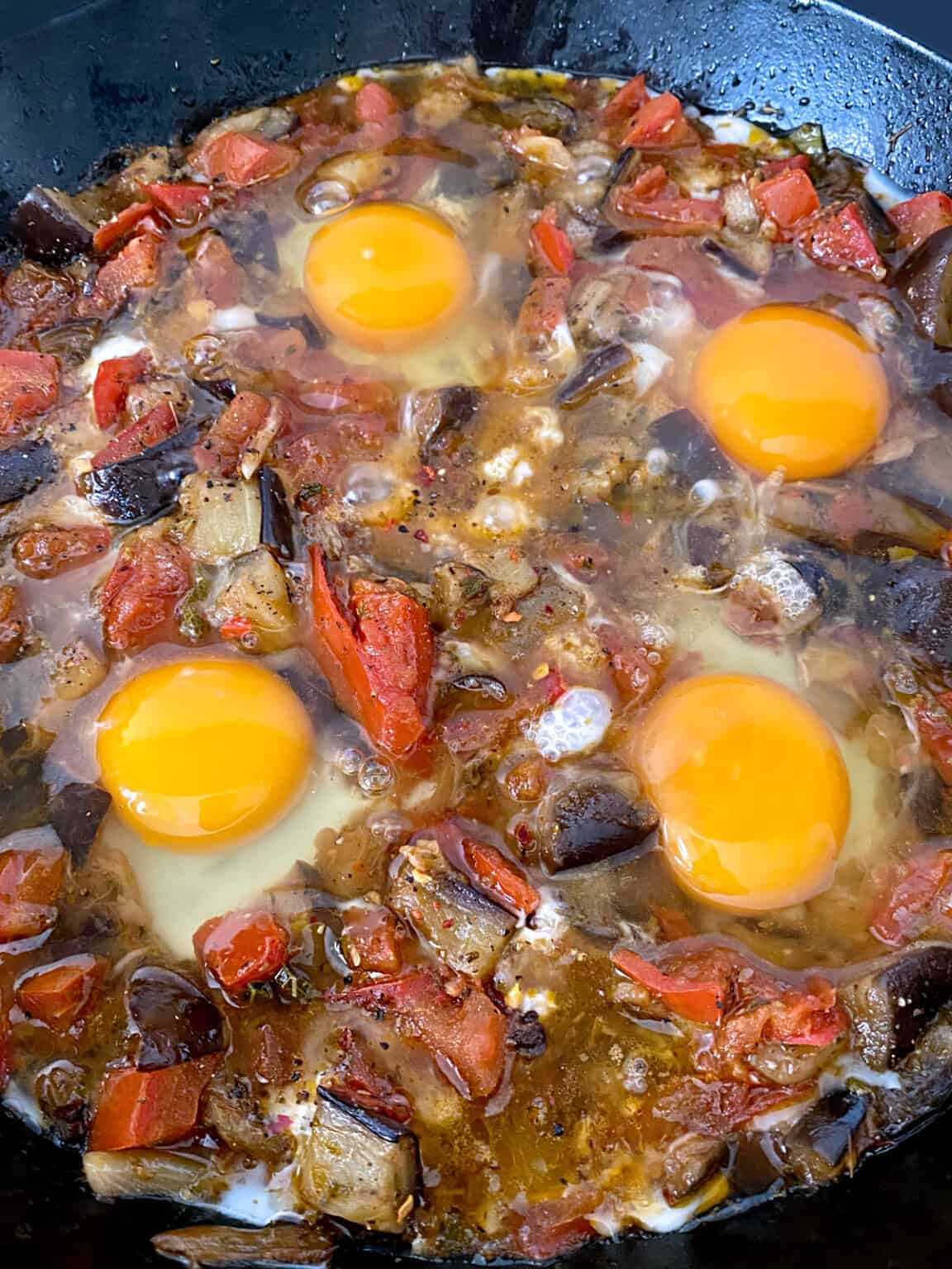 Eggplant Shakshuka - The Greek Foodie