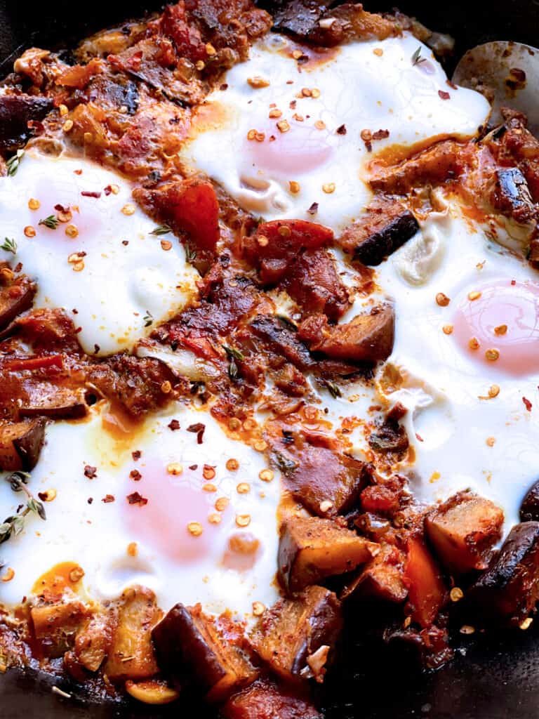 Eggplant Shakshuka - The Greek Foodie