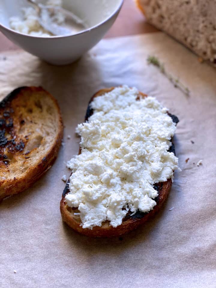 Feta Grilled Cheese With Thyme Honey - The Greek Foodie