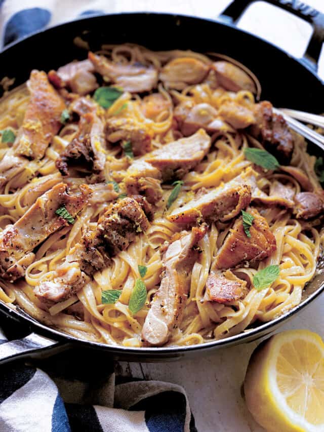 Lemon Chicken Pasta - The Greek Foodie