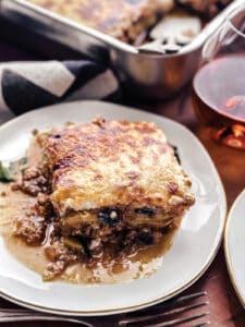 Moussaka-Greek Eggplant Potato Casserole - The Greek Foodie