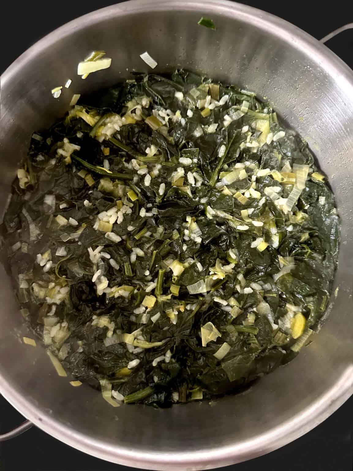 Spanakorizo-Greek Rice With Spinach And Lemon - The Greek Foodie