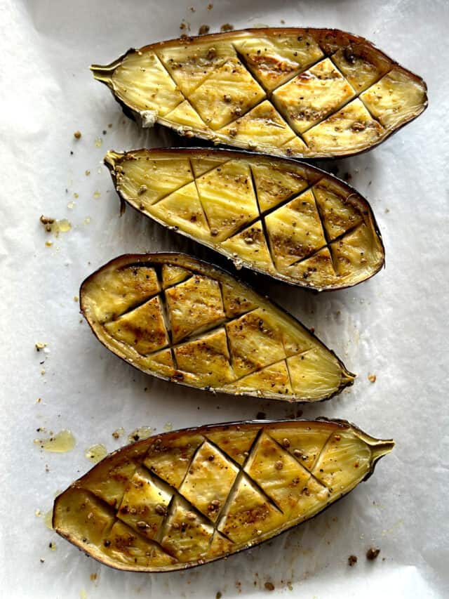 Papoutsakia - Greek Stuffed Eggplants - The Greek Foodie