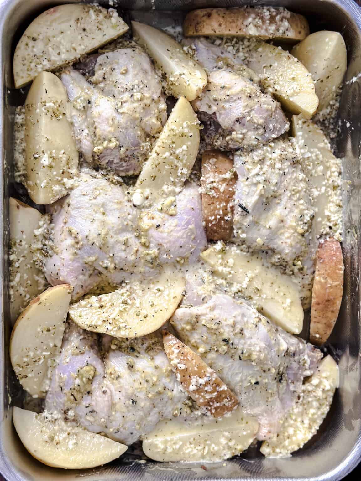 Classic Greek Lemon Chicken And Potatoes - The Greek Foodie