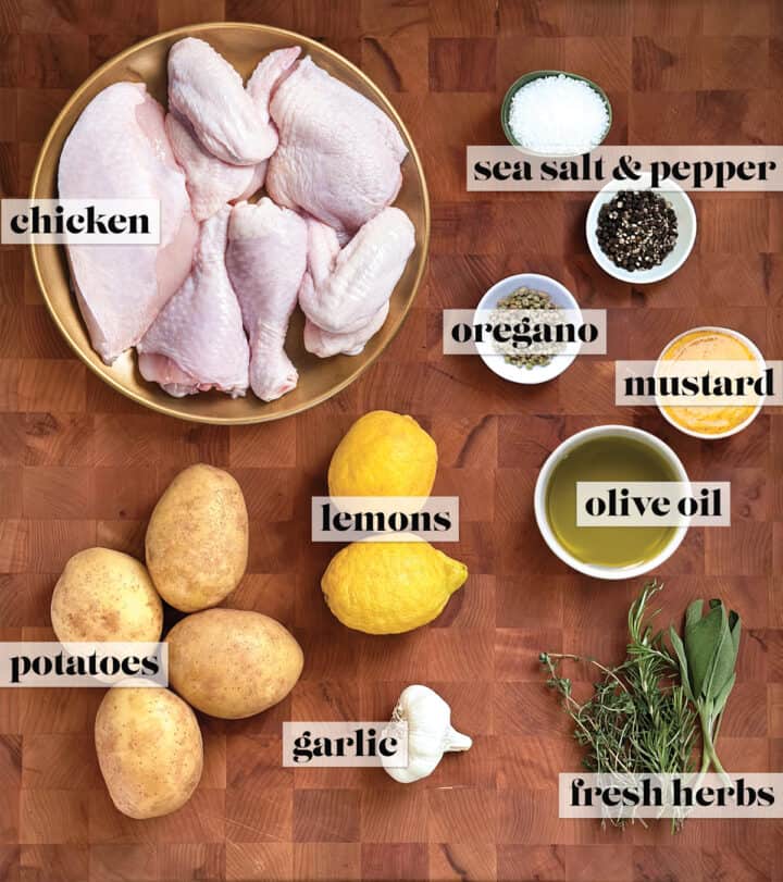 Classic Greek Lemon Chicken & Potatoes - The Greek Foodie