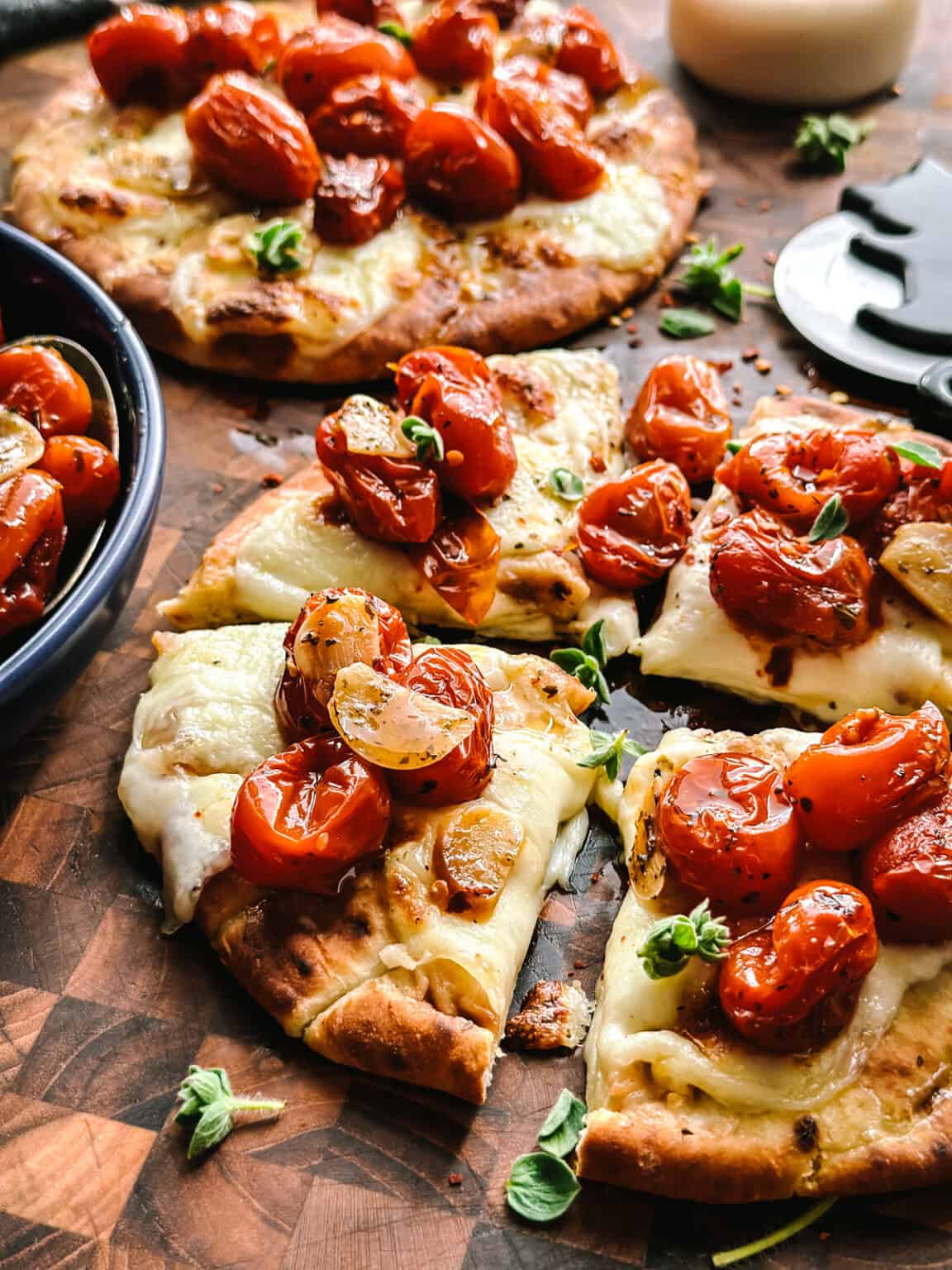 Roasted Cherry Tomatoes Appetizer - The Greek Foodie