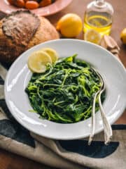 Horta-Greek Greens With Olive oil And Lemon - The Greek Foodie