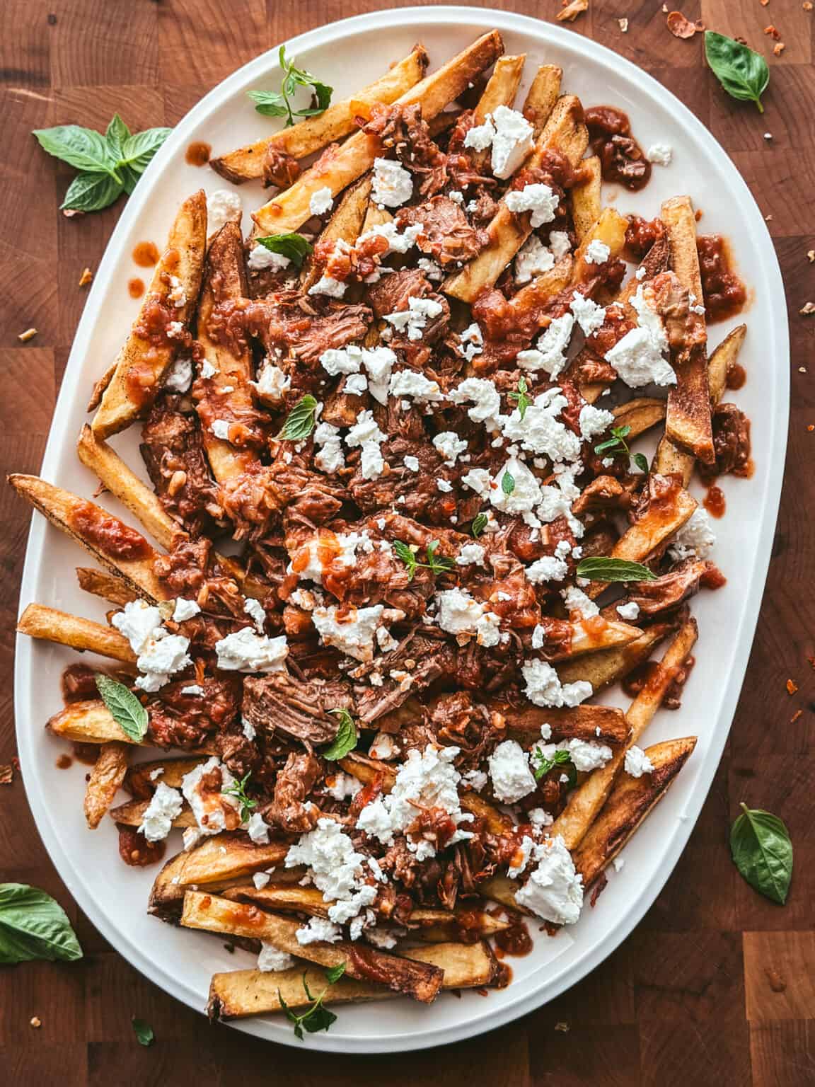 Greek Loaded Fries - The Greek Foodie