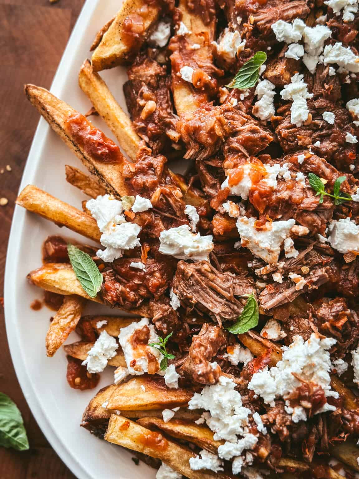 Greek Loaded Fries - The Greek Foodie