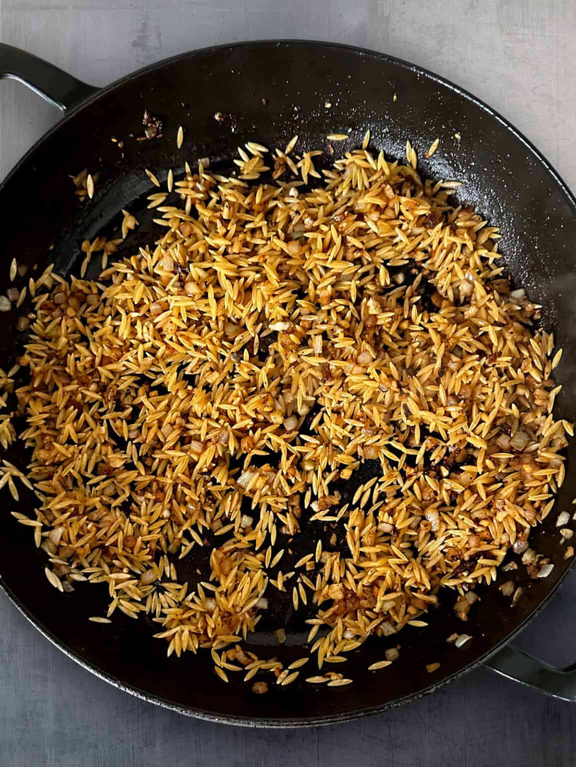 Za'atar Lemon Chicken Orzo - The Greek Foodie