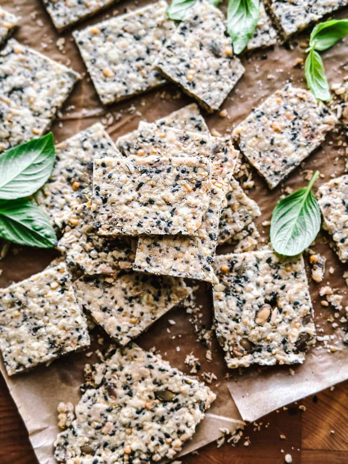 Homemade Crackers With Seeds And Olive Oil - The Greek Foodie