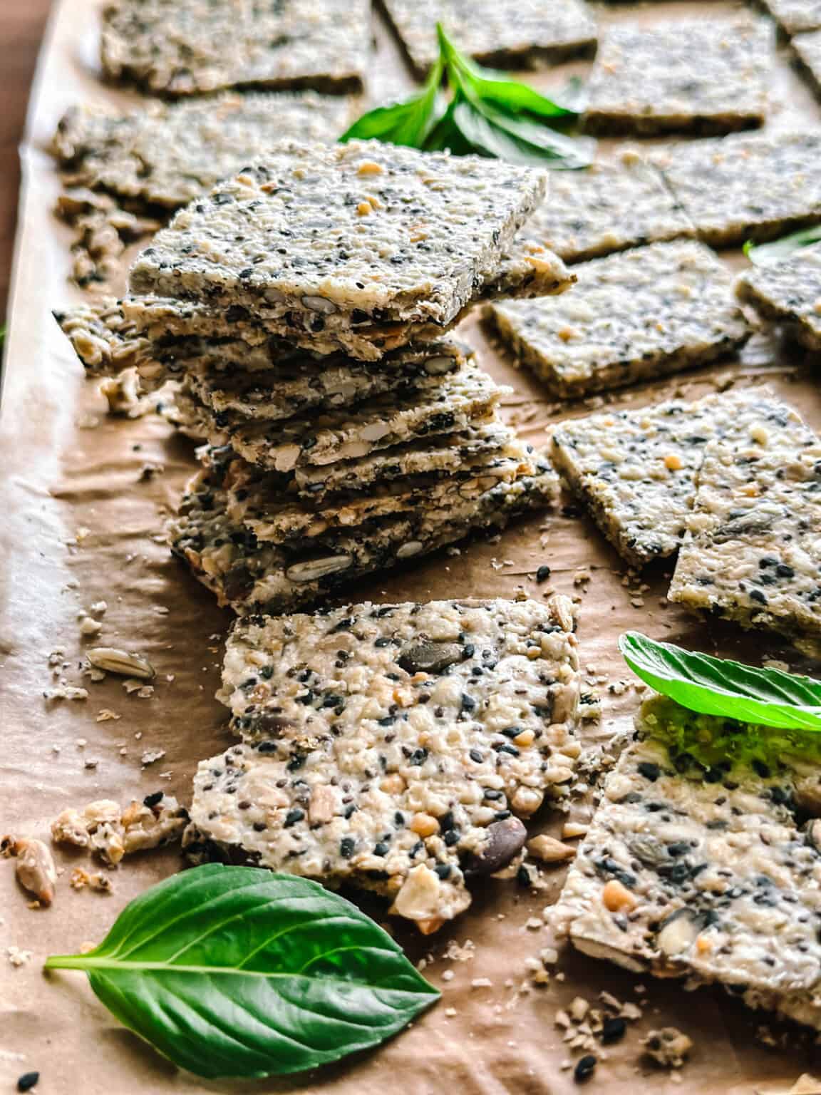 Homemade Crackers With Seeds And Olive Oil - The Greek Foodie