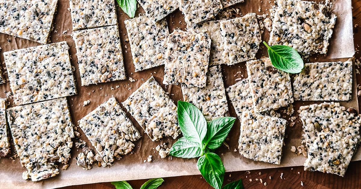 Homemade Crackers With Seeds And Olive Oil - The Greek Foodie