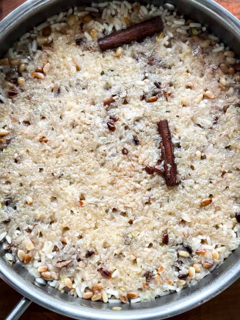 Greek Rice Pilaf-Pilafi - The Greek Foodie