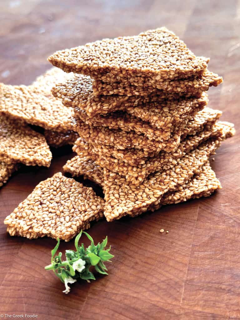 Pasteli-Greek Sesame Candy - The Greek Foodie