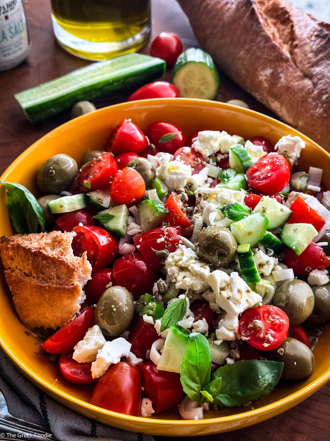 Cherry Tomato Salad - The Greek Foodie