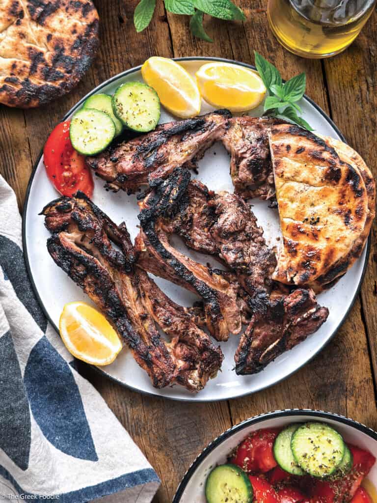Greek Lamb Chops-Paidakia - The Greek Foodie