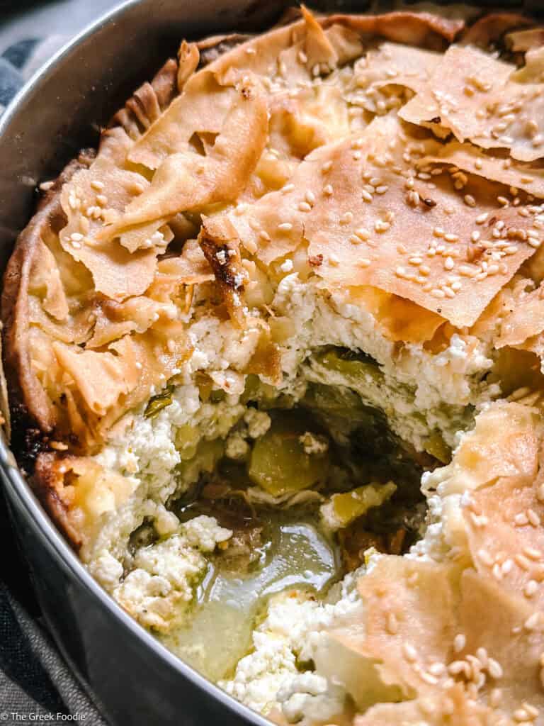 Boureki - Potato & Zucchini Pie - The Greek Foodie