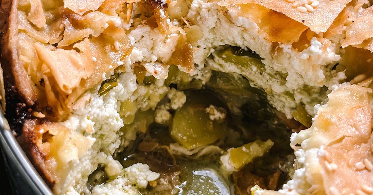Boureki - Potato & Zucchini Pie - The Greek Foodie