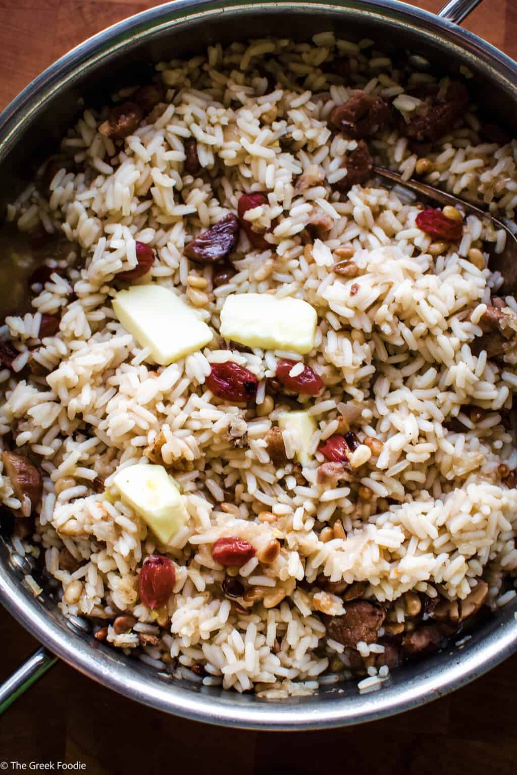 Greek Rice Pilaf-Pilafi - The Greek Foodie