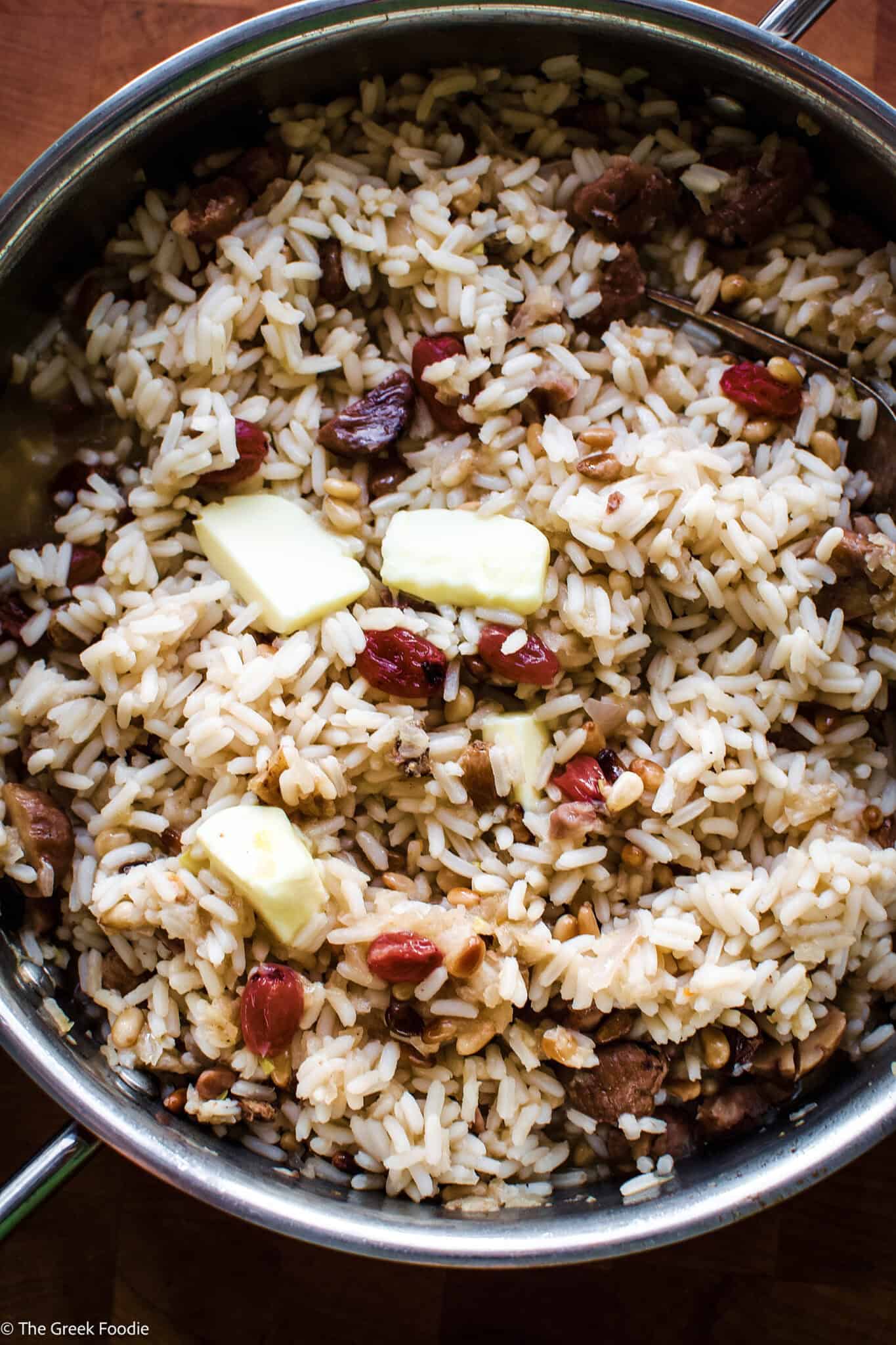 Greek Rice Pilaf-Pilafi - The Greek Foodie