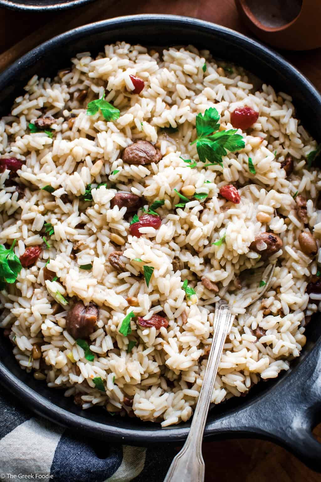 Greek Rice Pilaf-Pilafi - The Greek Foodie
