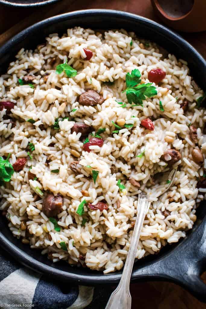 Greek Rice Pilaf-Pilafi - The Greek Foodie