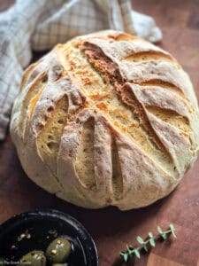 Greek Peasant Bread-Horiatiko Psomi - The Greek Foodie