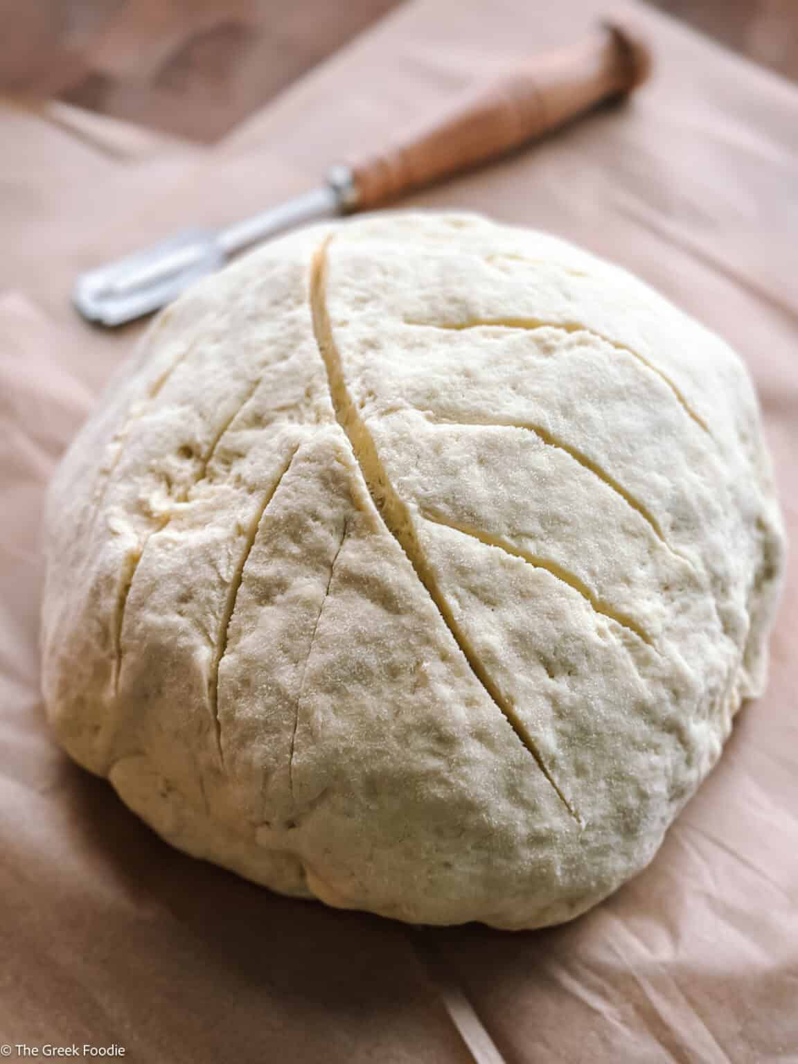 Greek Peasant Bread-Horiatiko Psomi - The Greek Foodie
