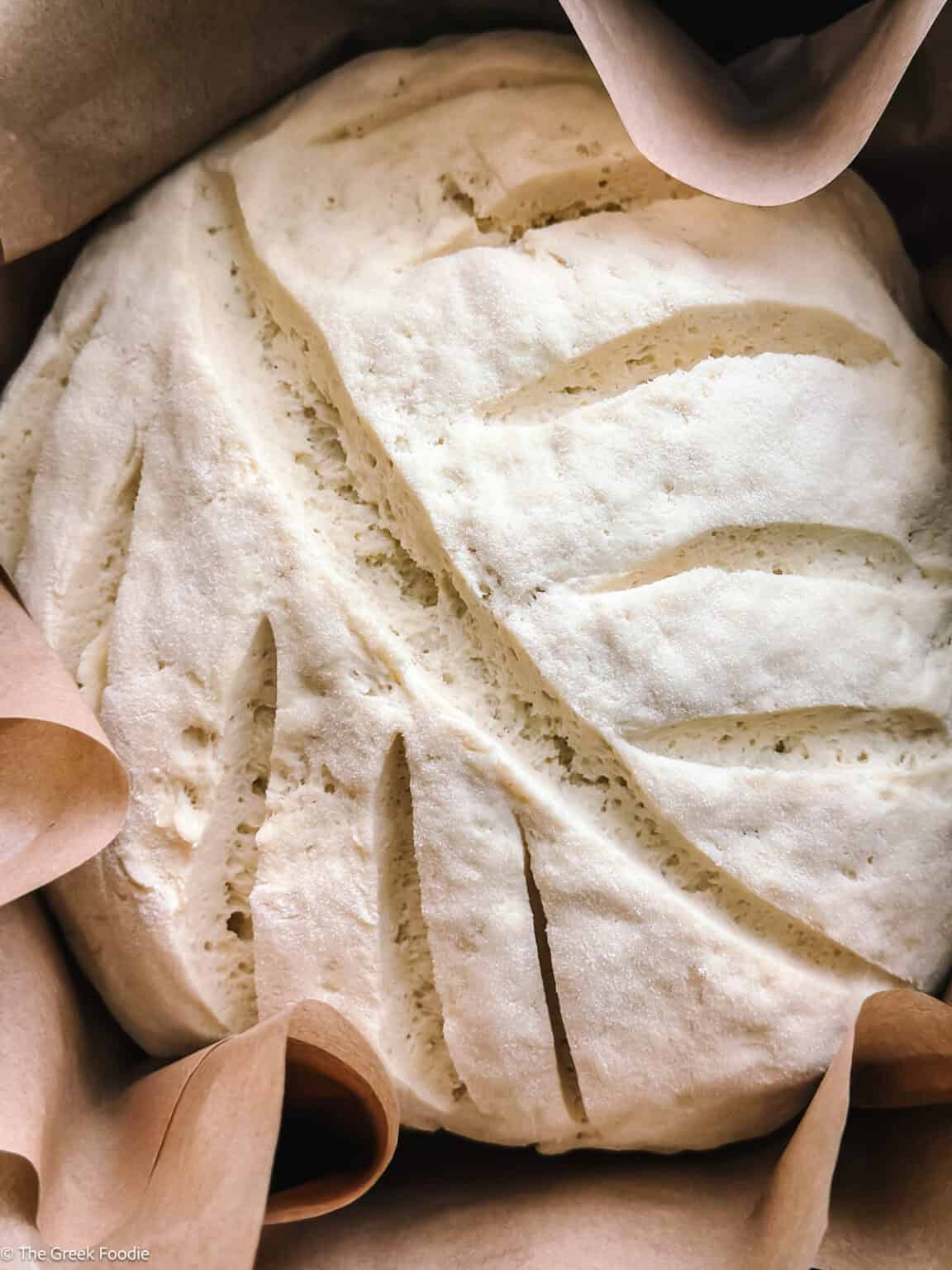 Greek Peasant Bread-Horiatiko Psomi - The Greek Foodie