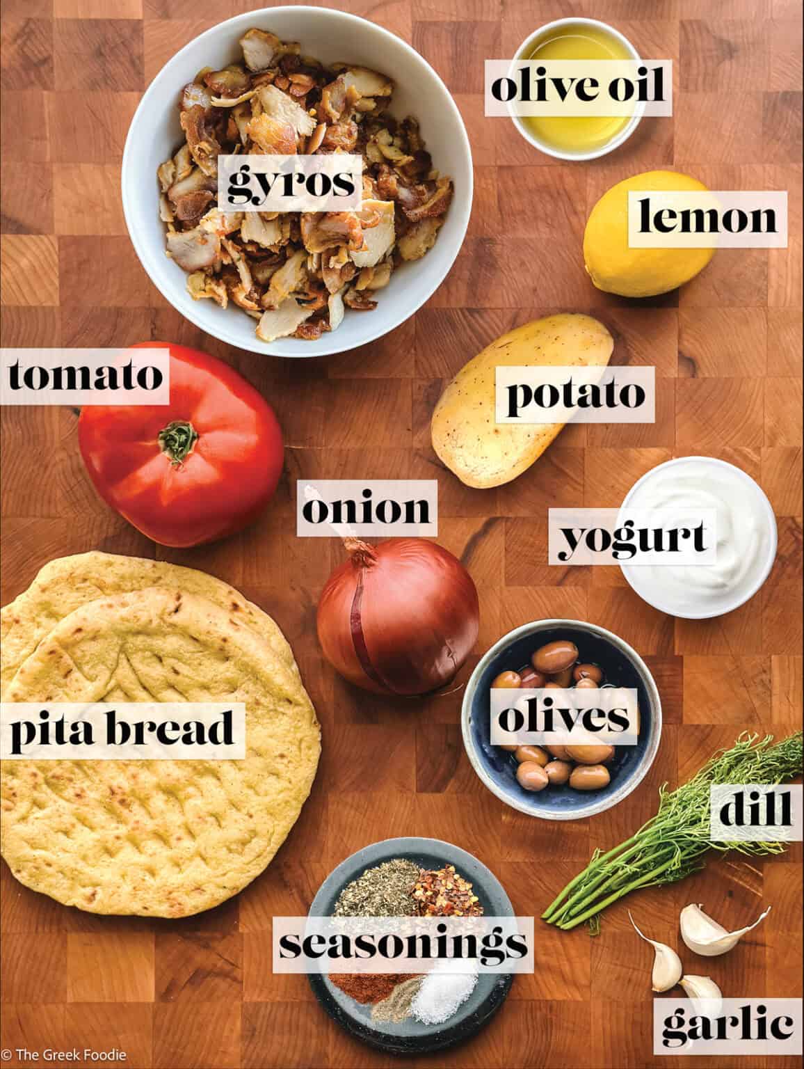 Gyro Bowl - The Greek Foodie