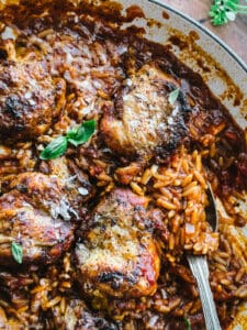 Greek Chicken Orzo-Youvetsi Kotopoulo - The Greek Foodie